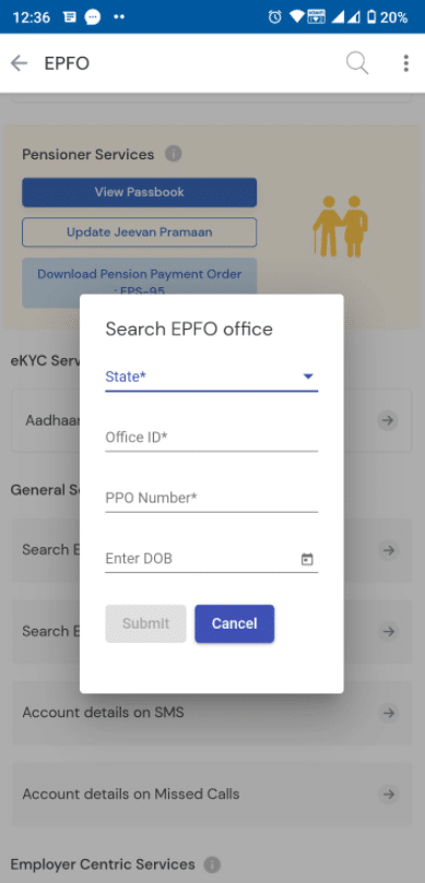 Download EPFO Pension Passbook & Statement Online at Umang App ...