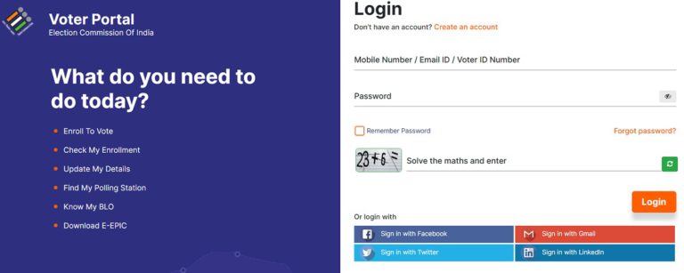 Digital Voter ID Card (e-EPIC) Download at nvsp.in Portal Online