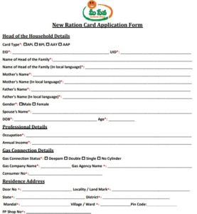 AP New Ration Card List 2025, Check Name / Status or Download Ration Card