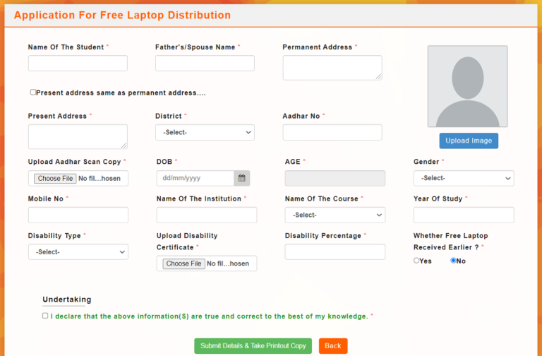 Odisha Free Laptop Distribution Scheme 2021 Online Application Form ...