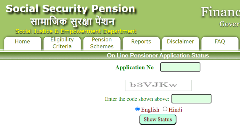 Rajasthan Viklang Pension Yojana 2025 Form, List & PPO Status at rajssp ...
