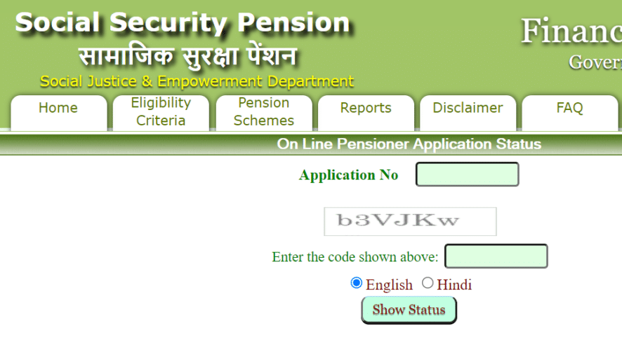 Rajasthan Viklang Pension Yojana 2025 Form, List & PPO Status at rajssp ...