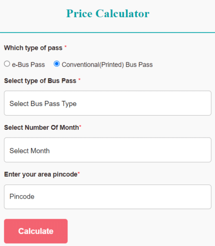 DTC New Bus Pass Online Application Form at dtcpass.delhi.gov.in