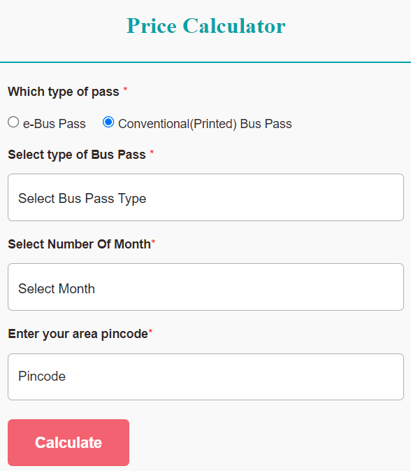 DTC New Bus Pass Online Application Form At Dtcpass delhi gov in
