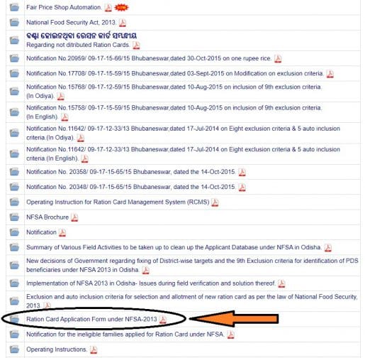 PDS Odisha New Ration Card List 2022 (GP / Block Wise) | Check Food ...