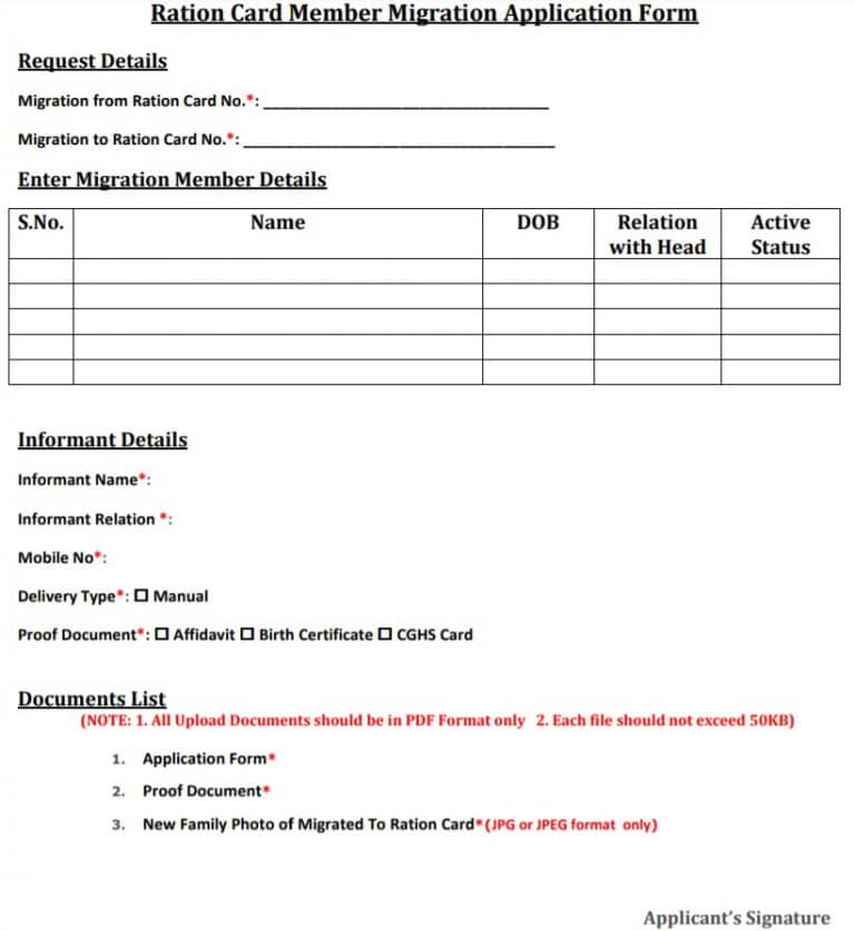AP Ration Card Application Forms 2025 Download PDF at ap.meeseva.gov.in