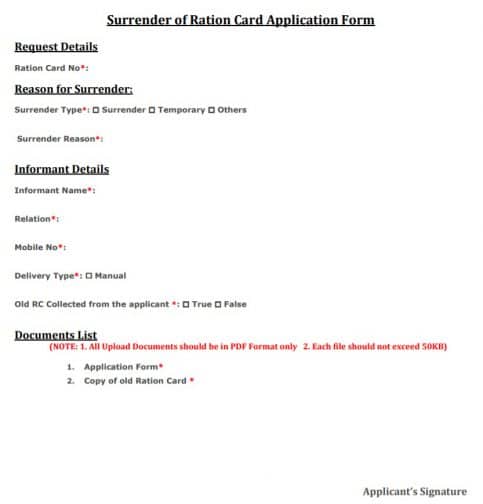 AP Ration Card Application Forms 2025 Download PDF at ap.meeseva.gov.in