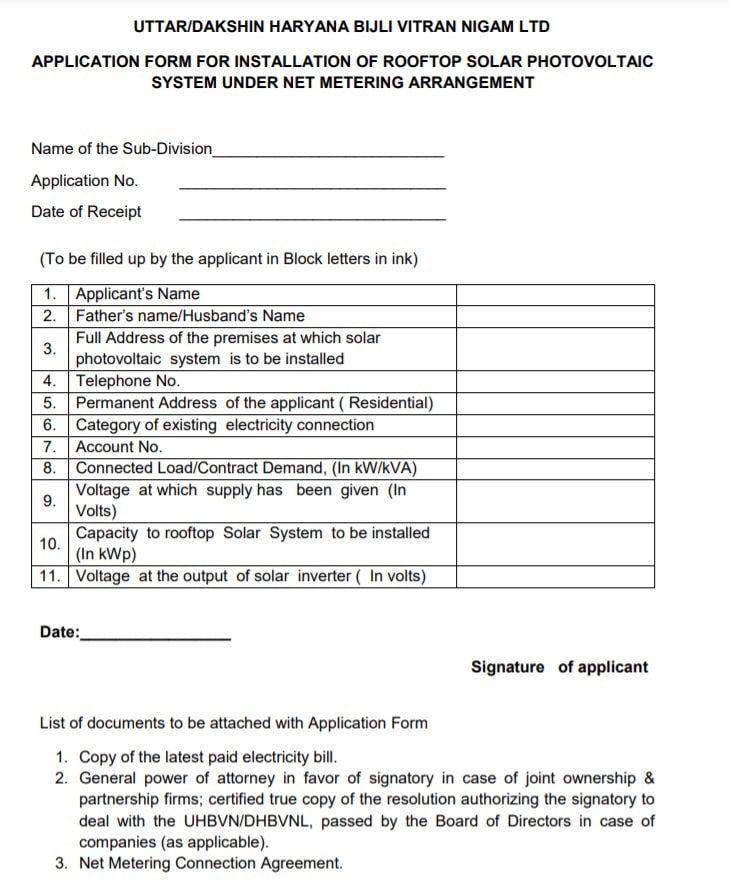 Apply Online for Haryana Rooftop Solar Plant Subsidy Scheme 2026 at ...