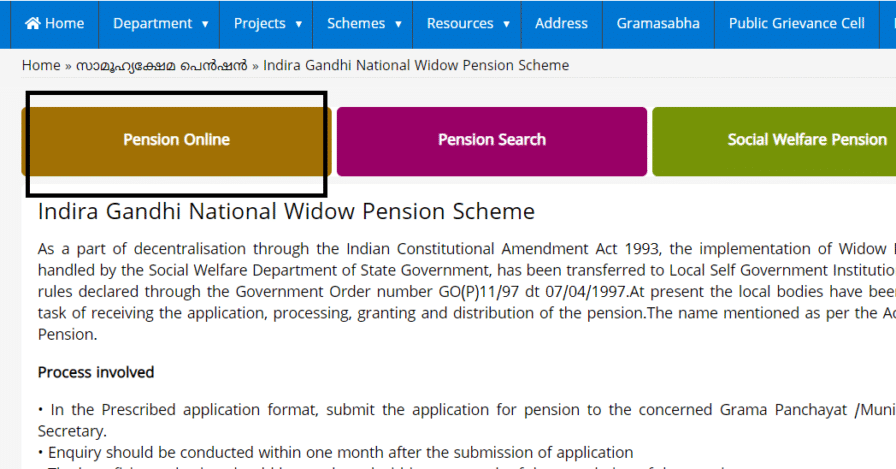 Kerala Widow Pension Scheme 2021 Application Form / Eligibility ...
