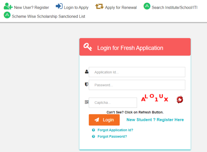 Pre Matric Scholarship Scheme 2021 Online Application Form for ...