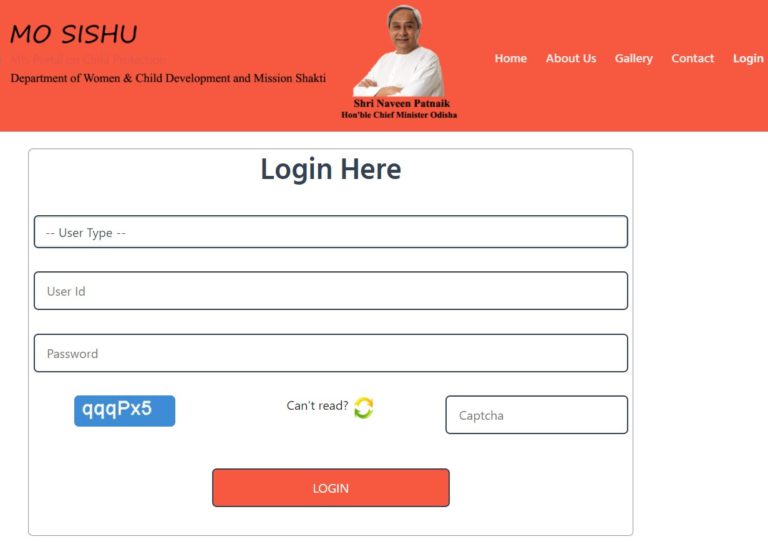 Odisha Mo Sishu Portal Login / Registration 2021 at sishusuchana.odisha ...