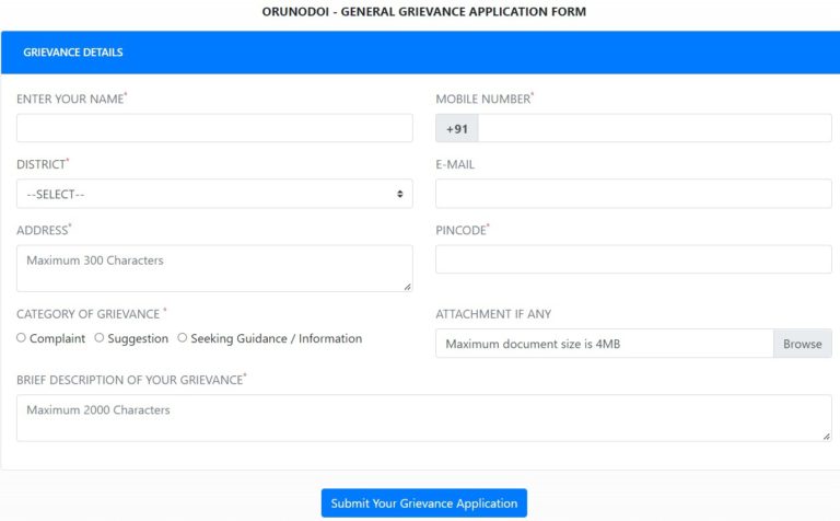 Assam Orunodoi Scheme 2025 Application Form, Status, List
