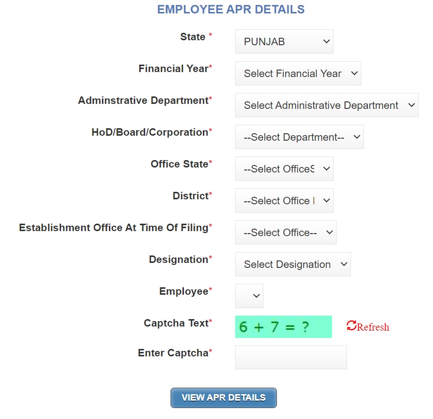 HRMS Punjab Portal Login, Get IHRMS Code, Check Status, View Employee ...