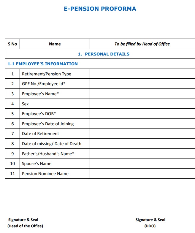 UP e-Pension Portal Login (epension.up.nic.in) | Pensioners Form ...